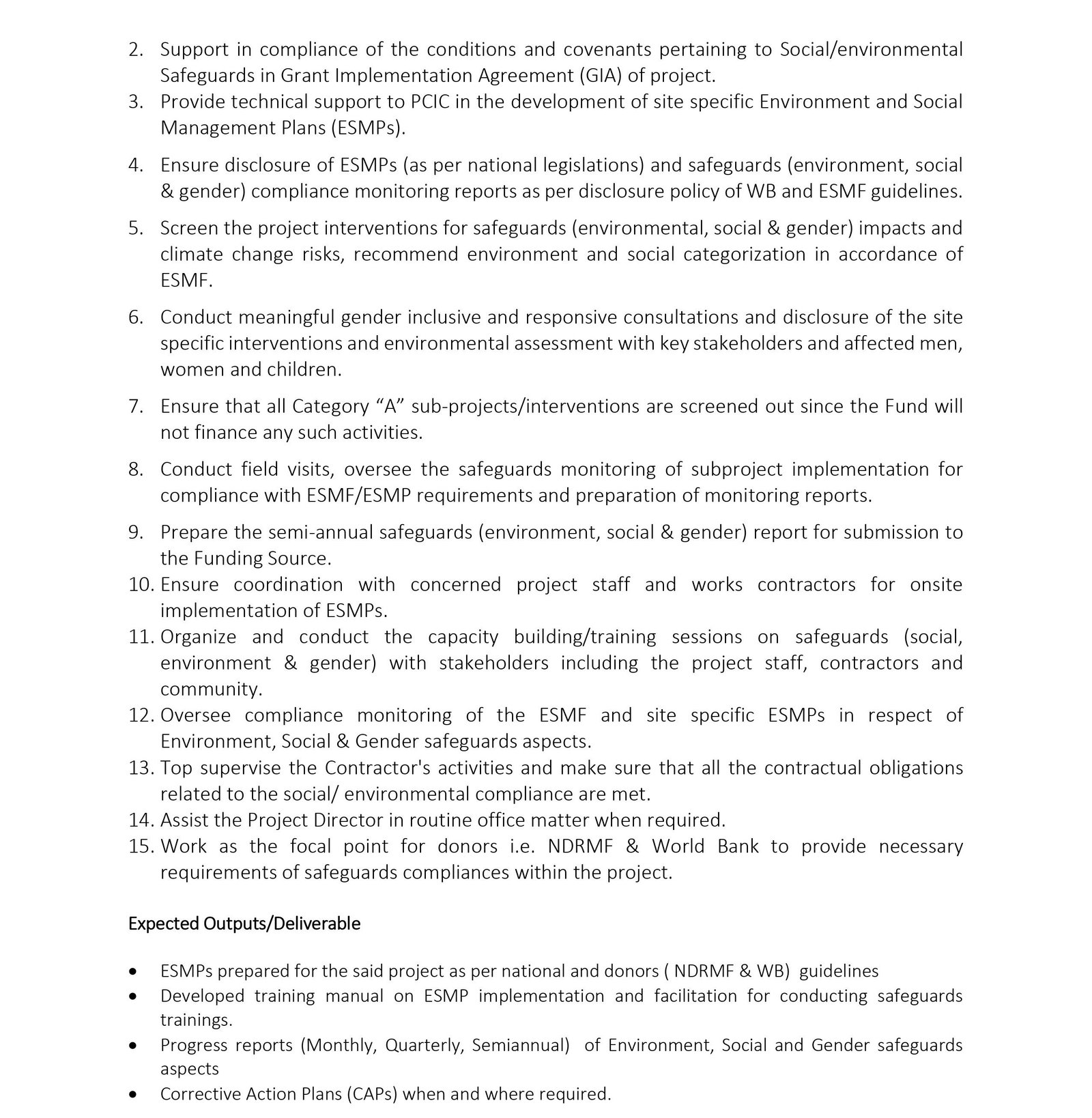 SINDH FOREST DEPARTMENT | Expression of Interest (EOI)